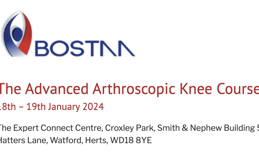 Welcome - British Orthopaedic Sports Trauma and Arthroscopy Association